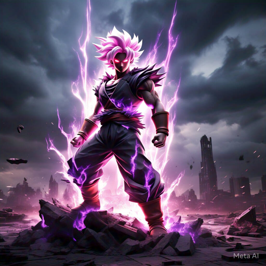 Goku Black Transformation Sequence | Saiyan Warrior Power